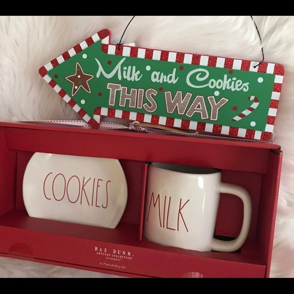 Rae Dunn | Dining | Rae Dunn Milk And Cookies Set | Poshmark